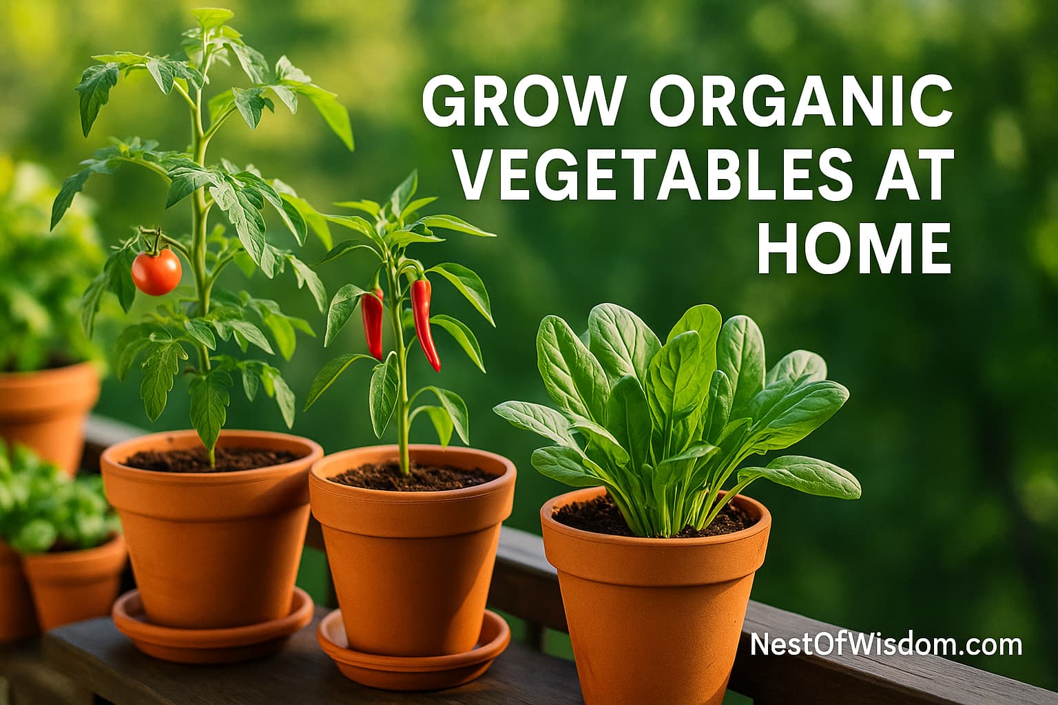 Grow Organic Vegetables At Home – 7 Easy Balcony Gardening Secrets